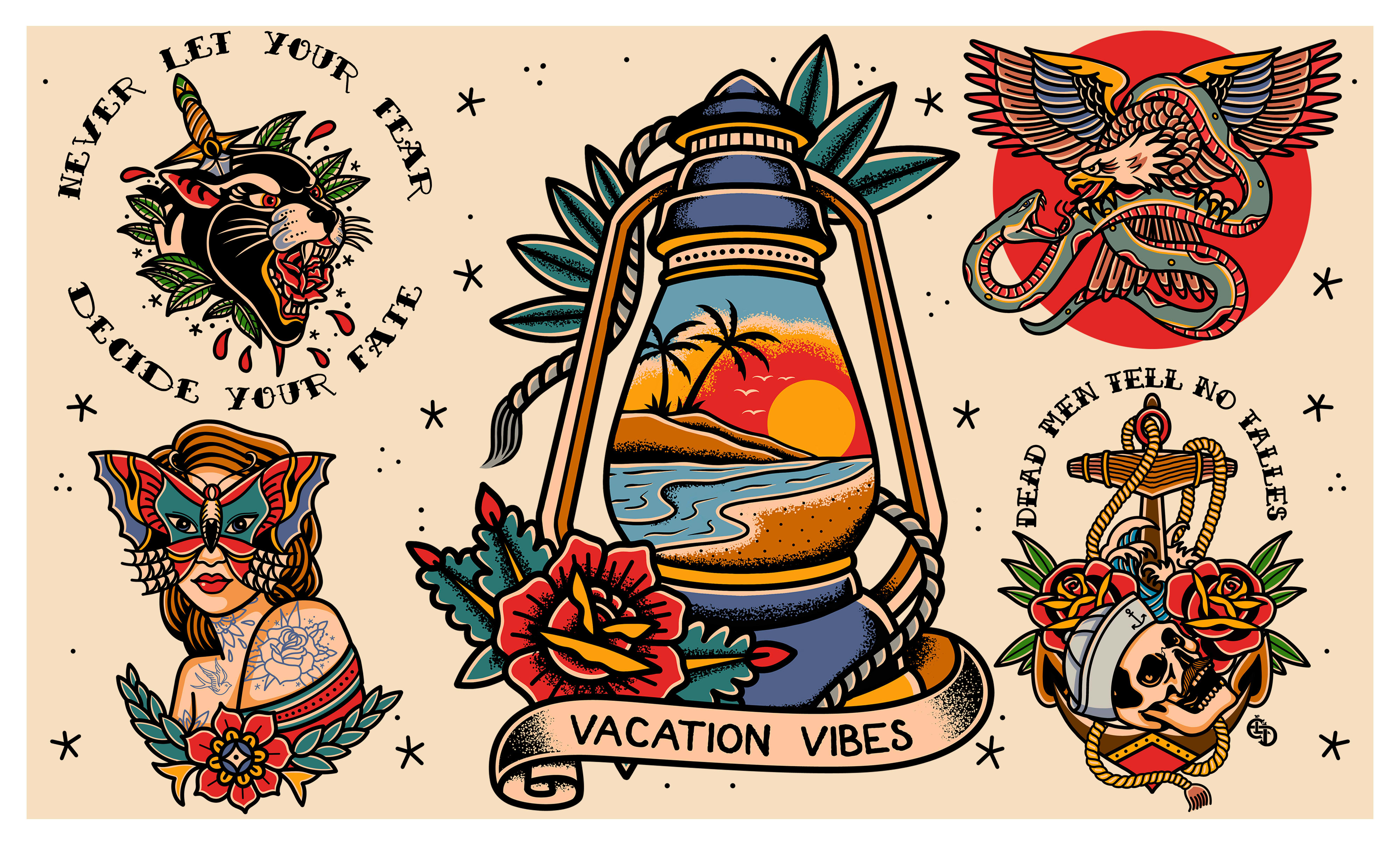 Vintage Tattoo Designs For Men 60 Vintage Tattoos For Men Old School