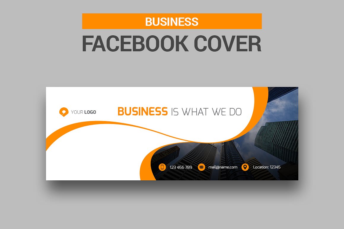 Moderne Kunst Facebook Covers Corporate Facebook Cover Vector Images