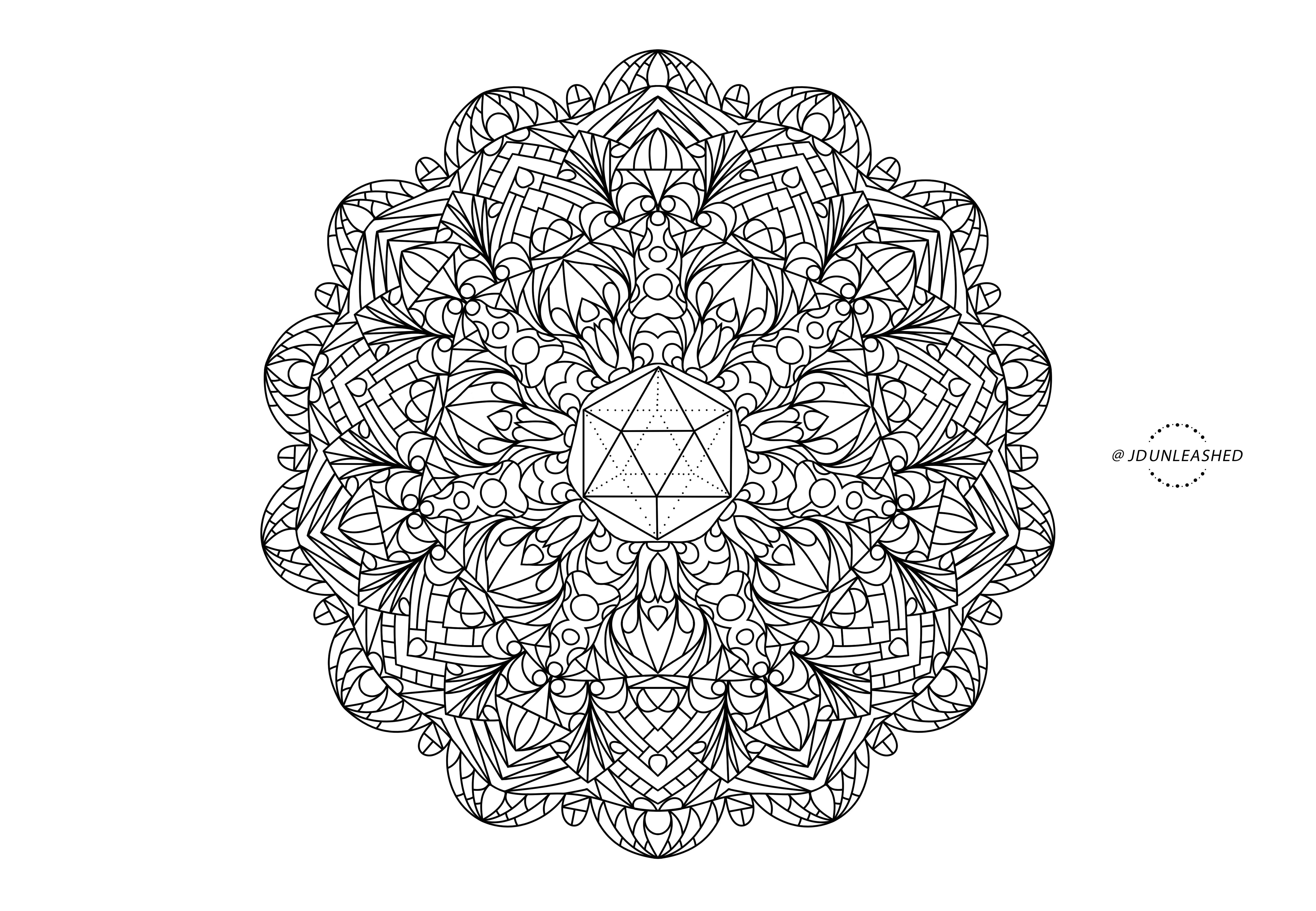 extreme mandala coloring pages