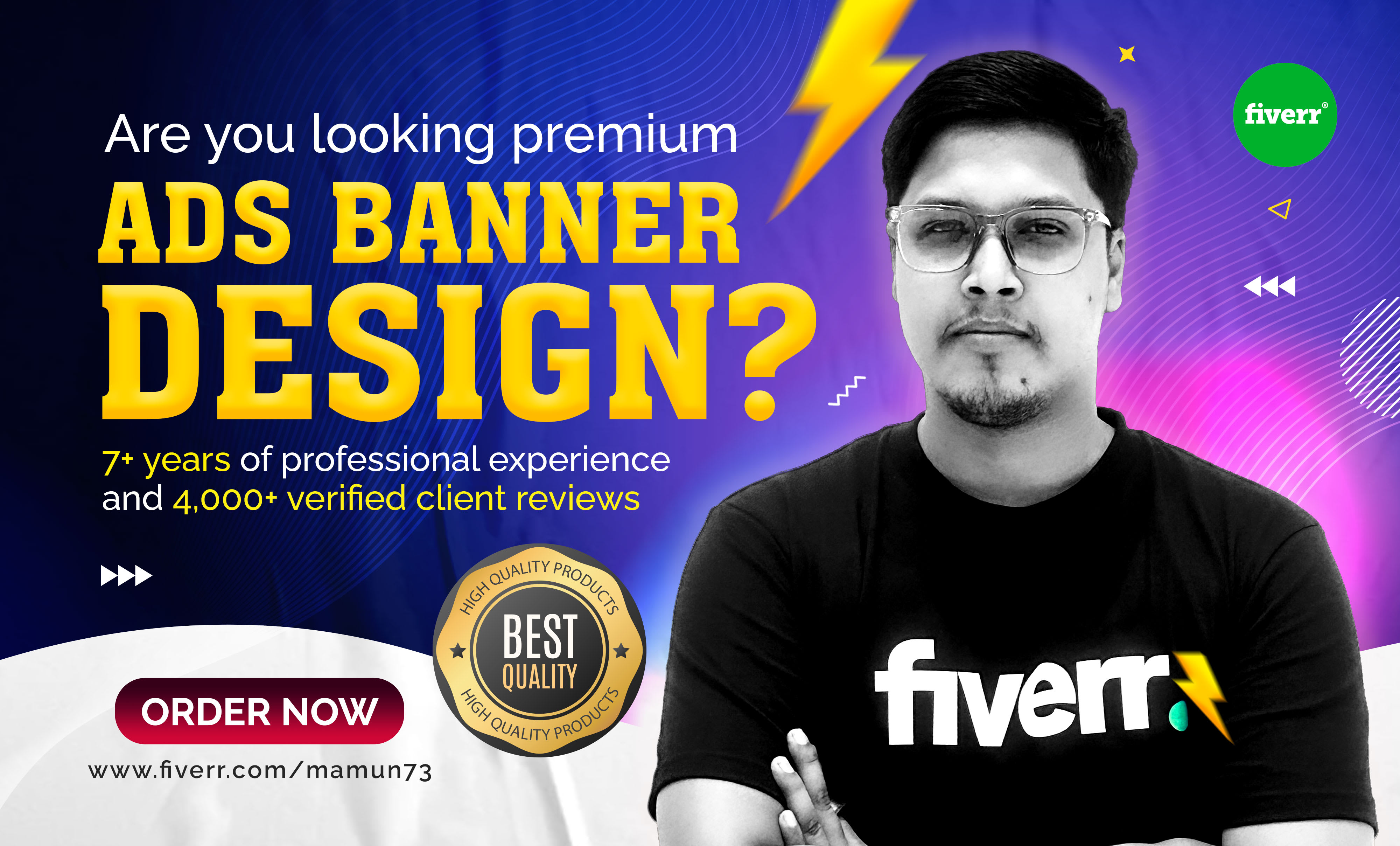 Fiverr Banner Size In Pixels
