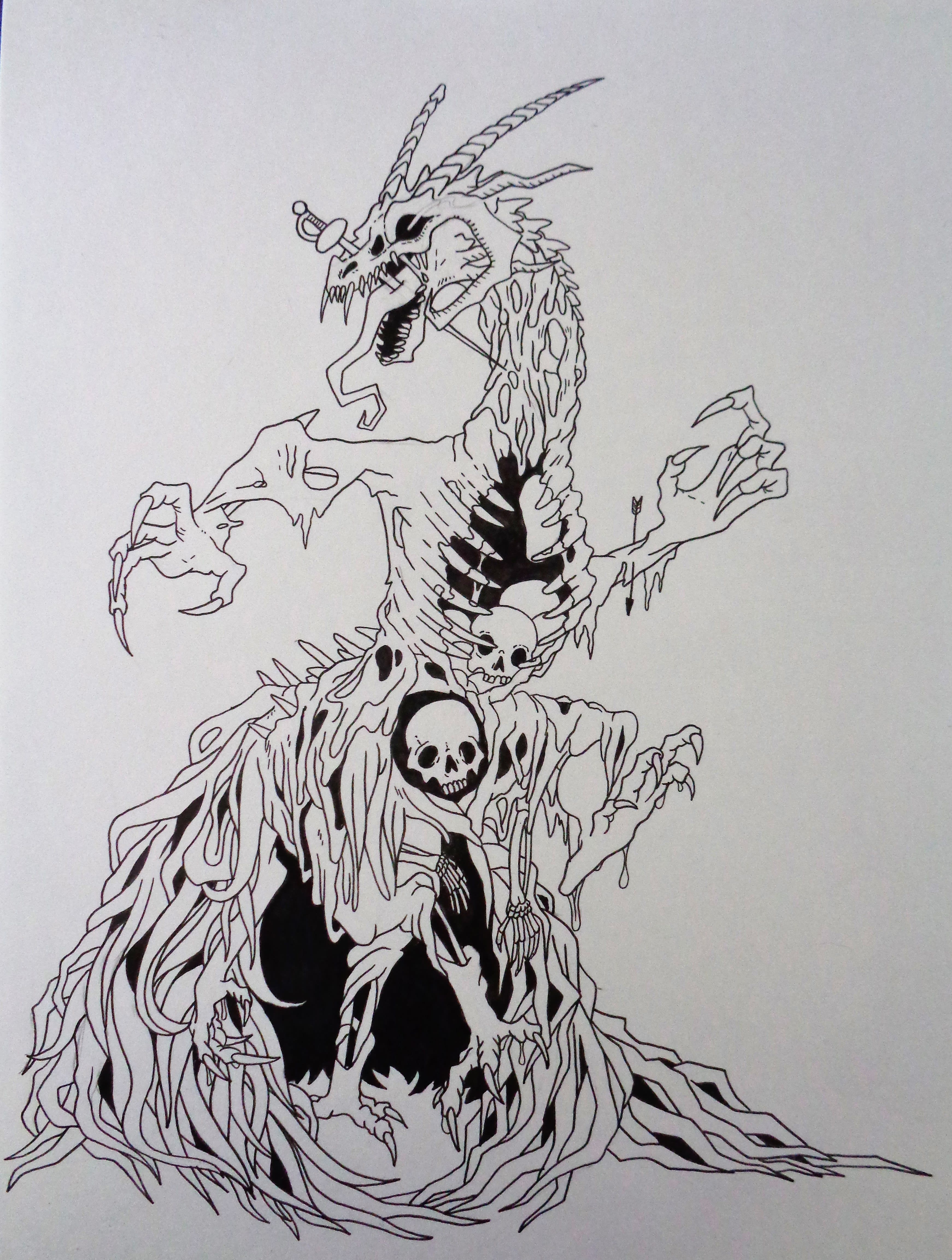 Cool Monsters To Draw Monster Head Tutorial By SketchMonster1 On