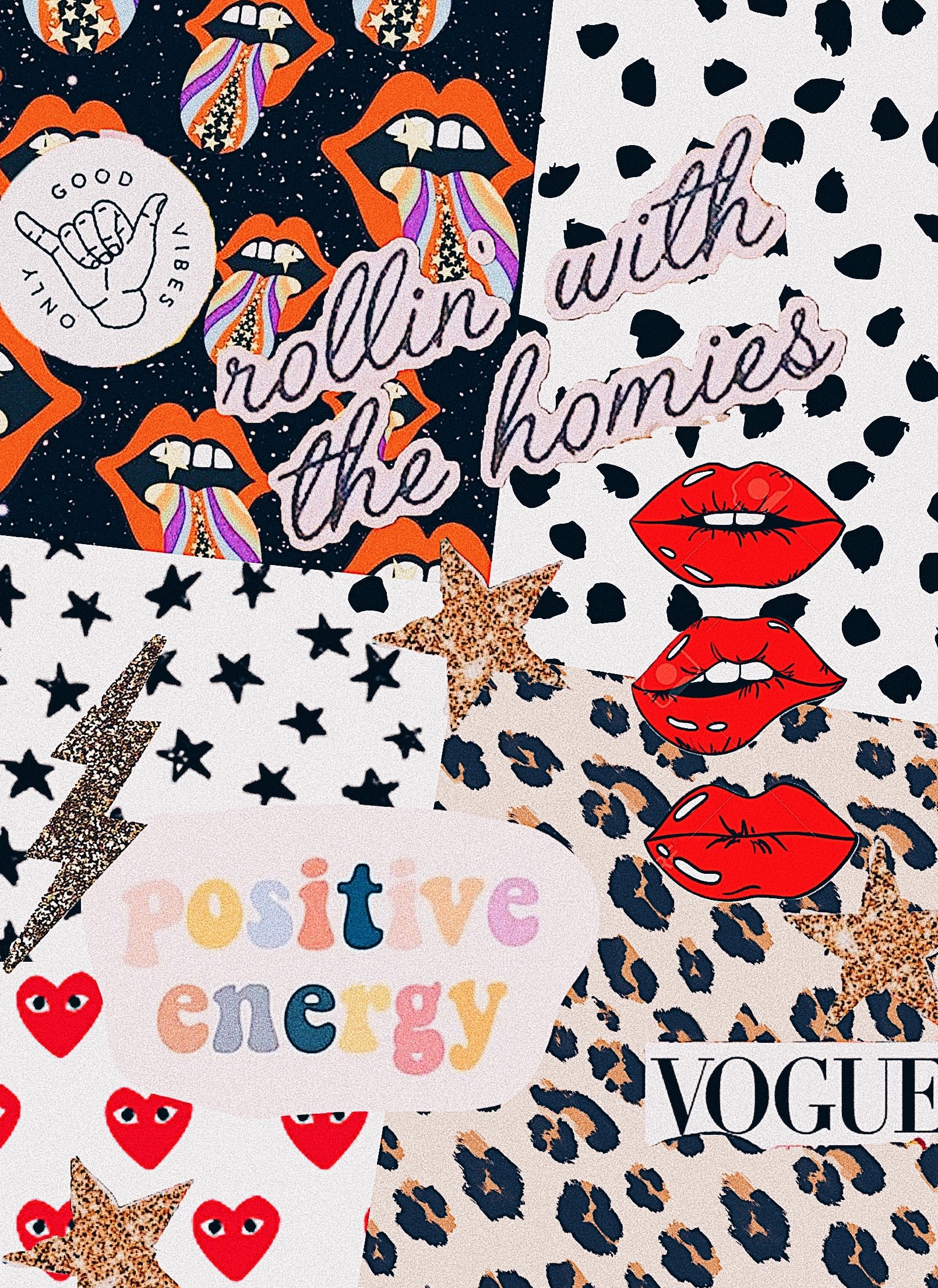 VSCO Briannaedmonds #pink #collage #trendy #tumblr Collage Background ...