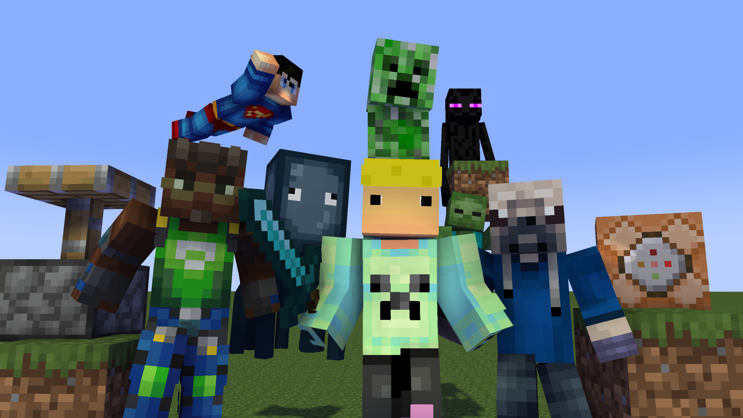 Minecraft Charakter Rendering