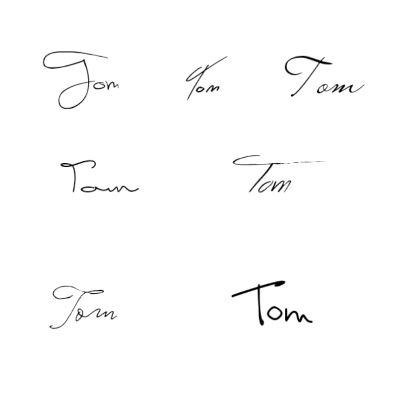 Paper Graphic Design Chinese Name Signature Design Design & Templates ...