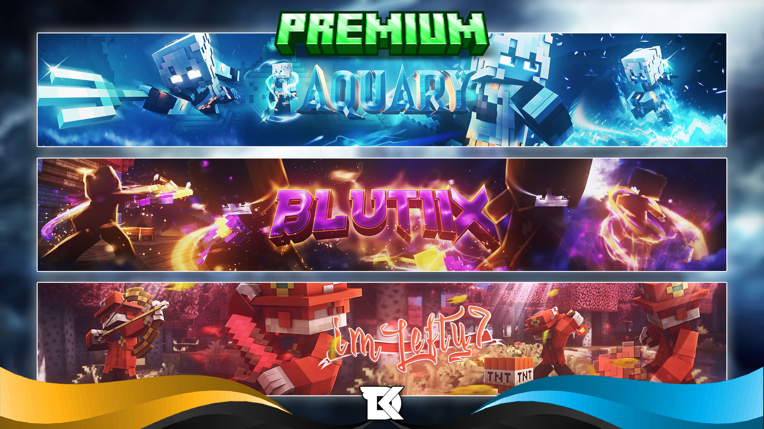 Minecraft Youtube Channel Art 2560x1440