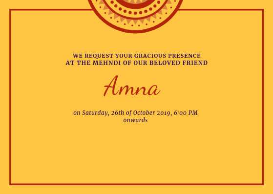 Mayoon Invitation Card Samples 🌾 Introducing Our Annaprashan