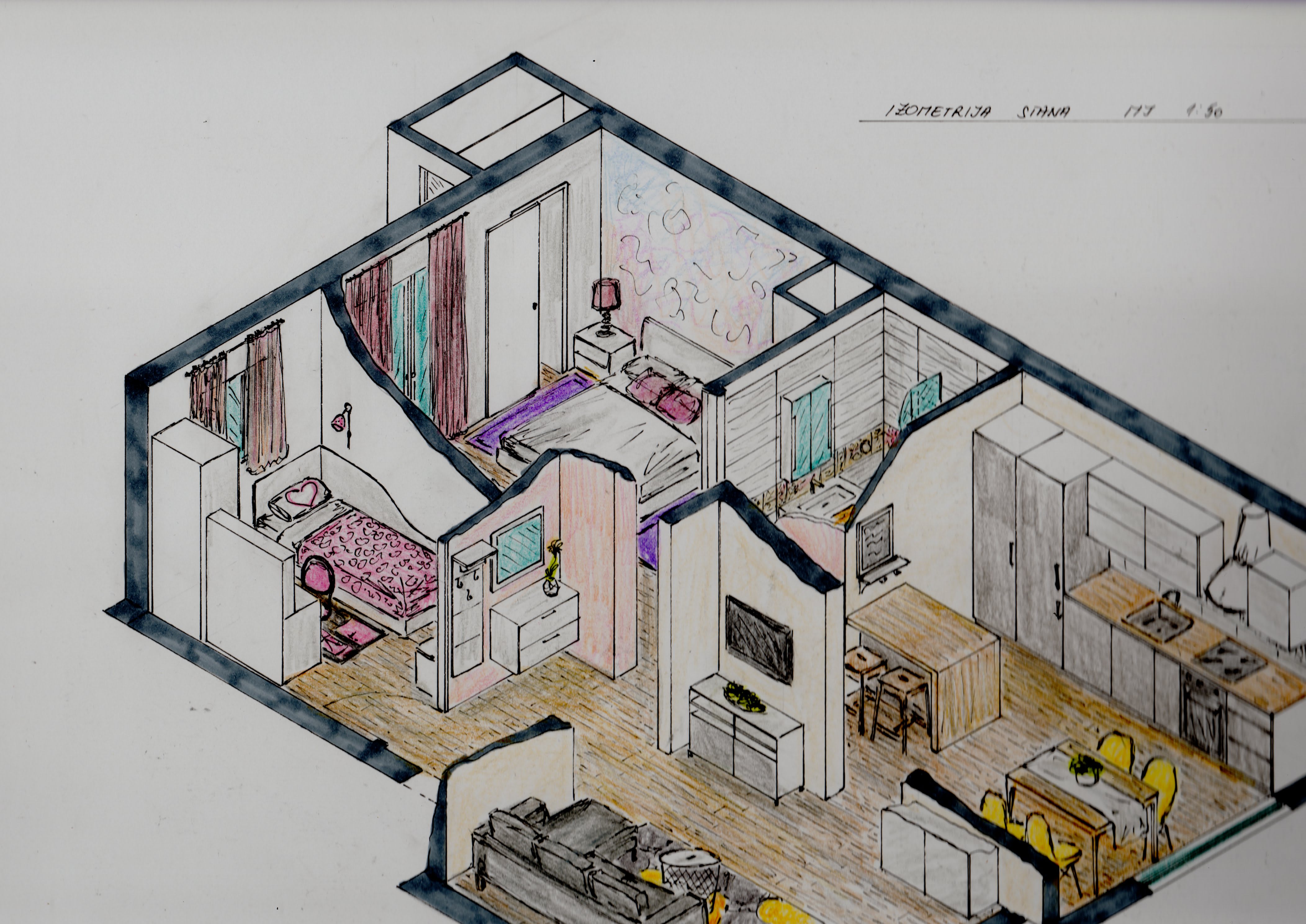 3d Interior Design Drawing