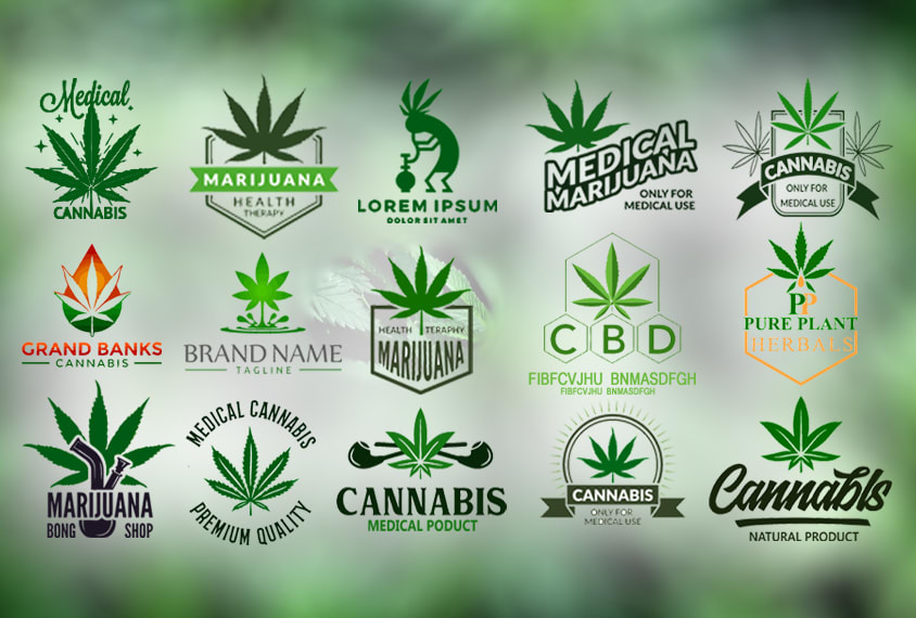 Cannabis Logo Design ArtStation 8 Ball Kush Cannabis Logo Design