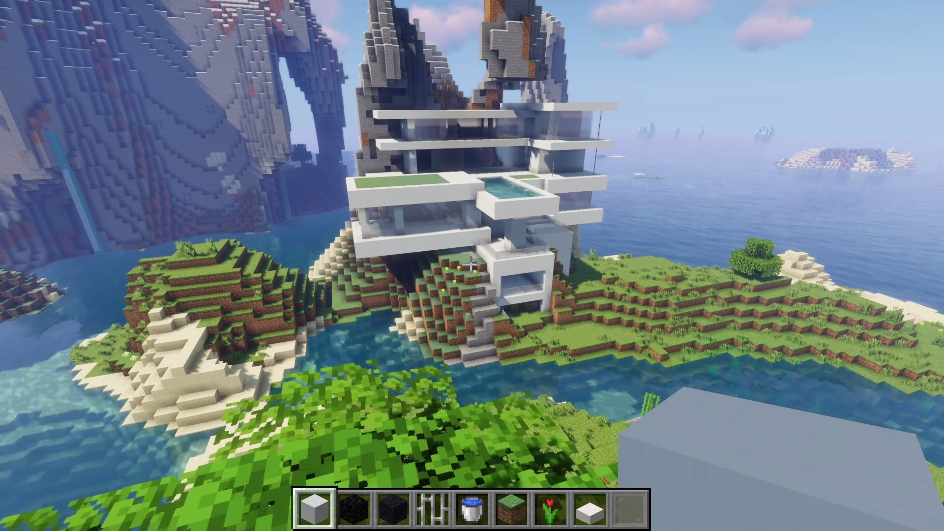 Minecraft Floating House