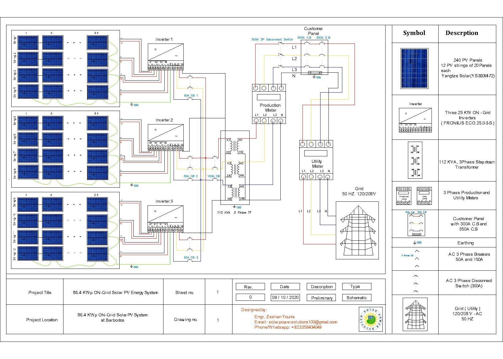 Pv Wiring Schematic Template Diagram Board