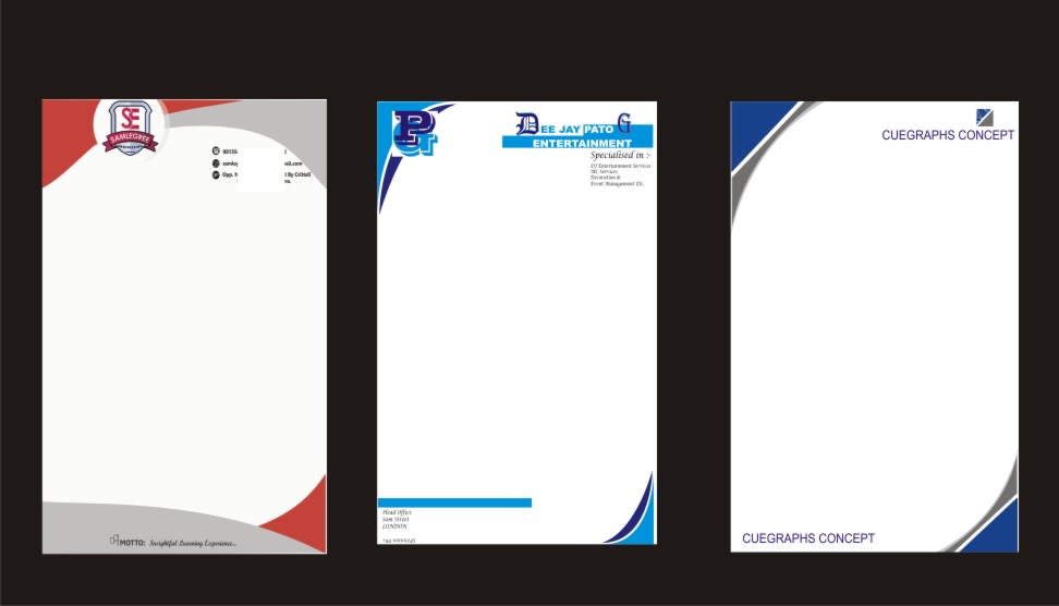 Letterhead Design In Coreldraw