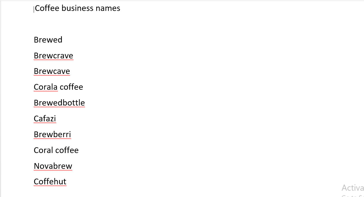 create creative and unique business names for you