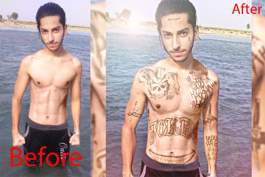 Photoshop Body Tattoos