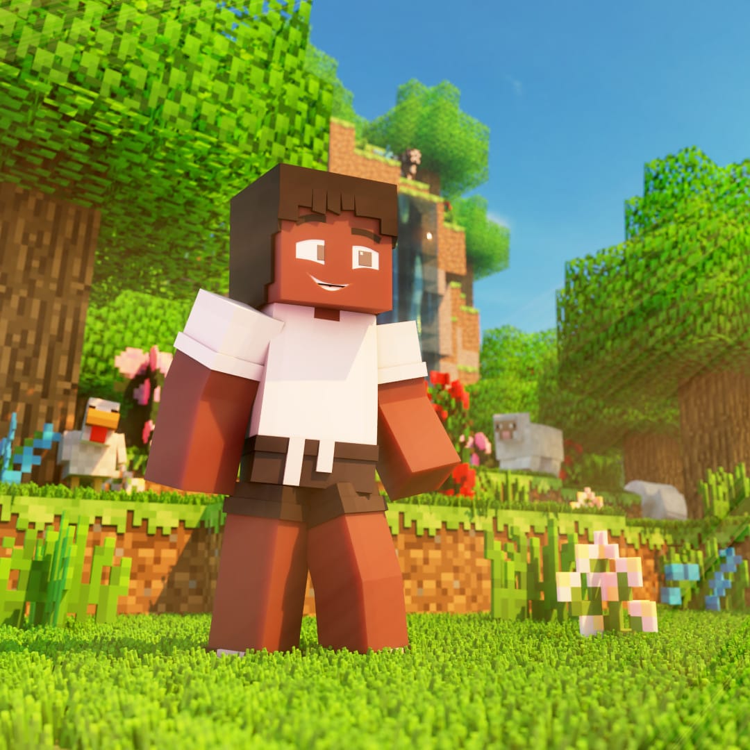 Minecraft Charakter Rendering