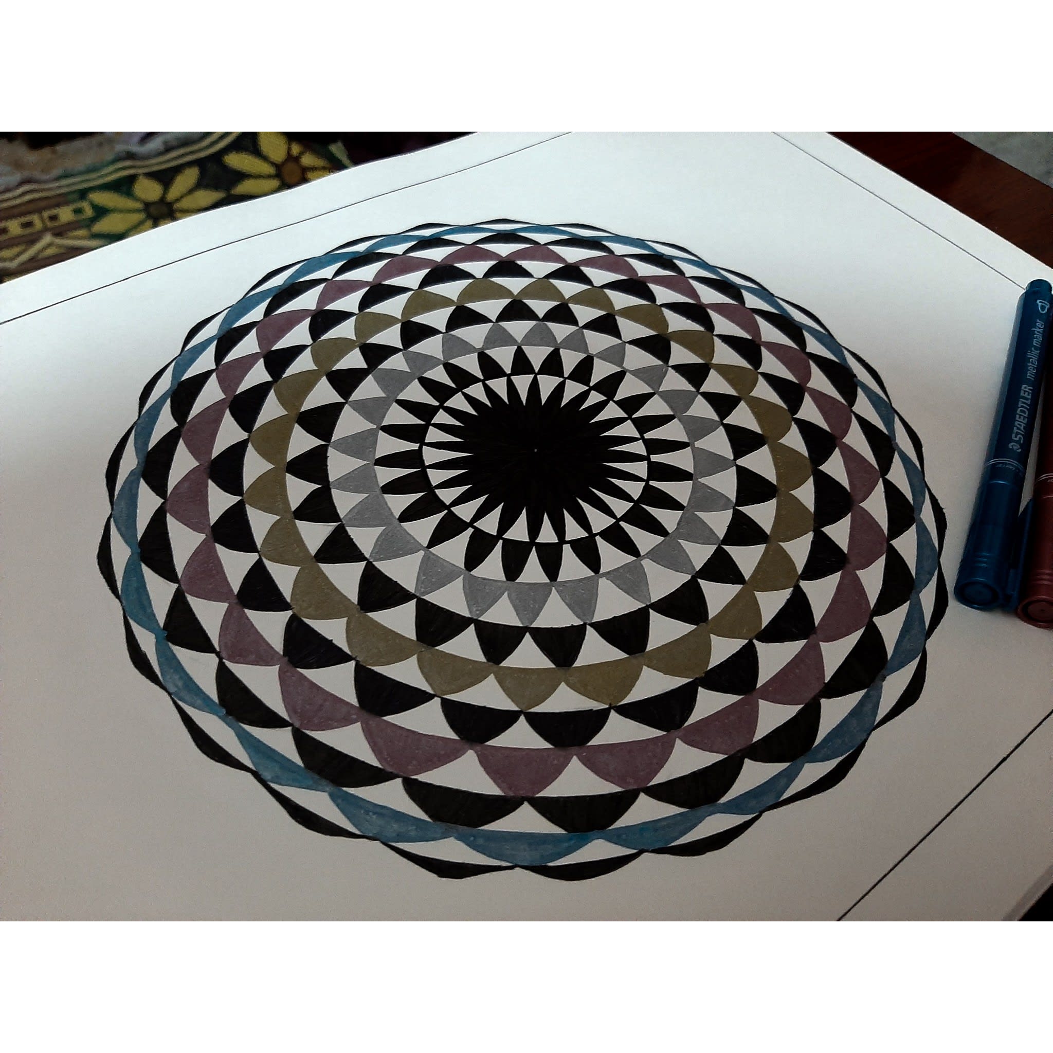 how to draw torus mandala