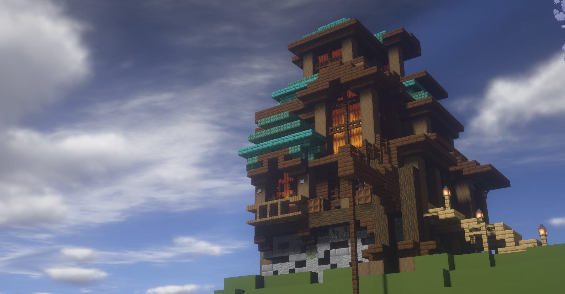 Minecraft Floating House