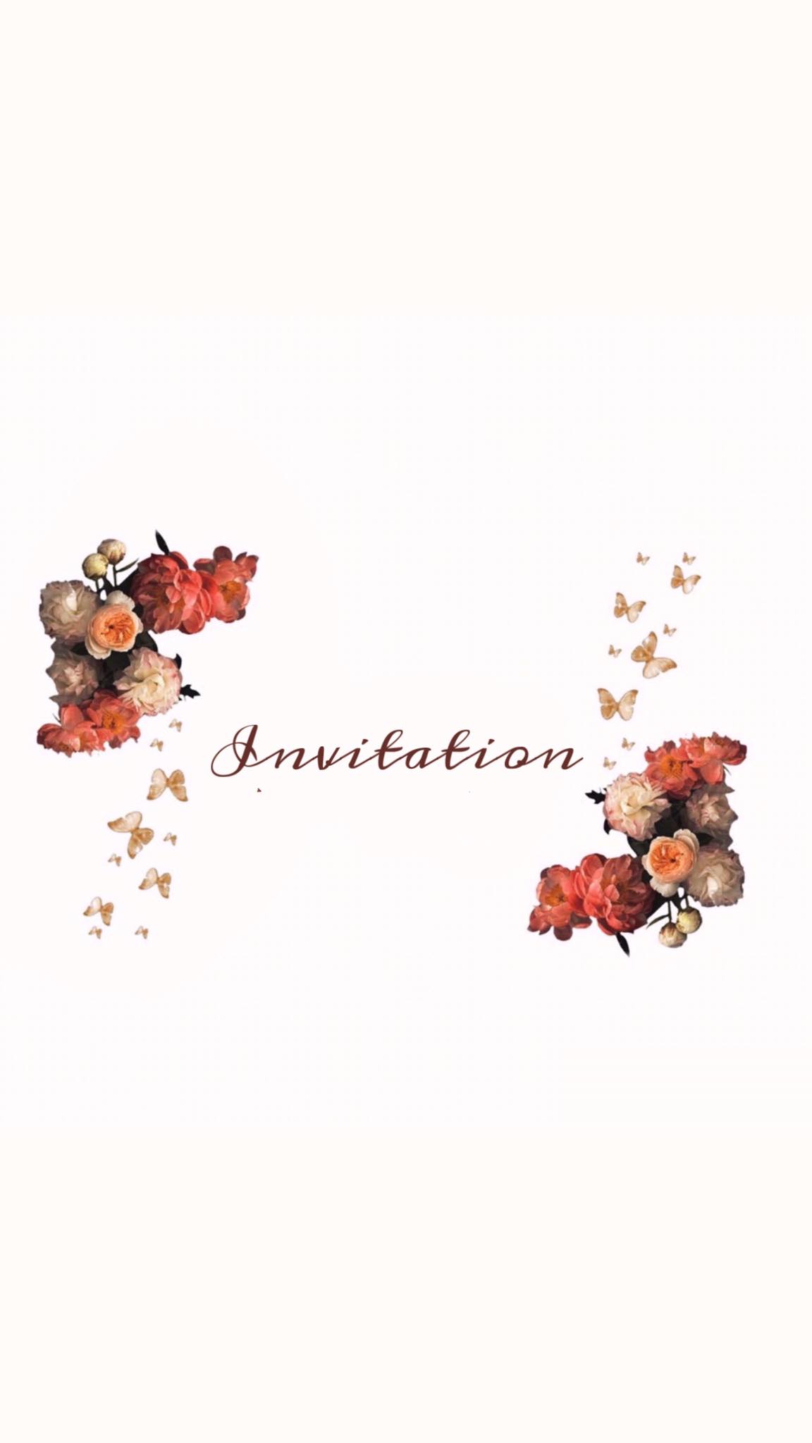 Informal Invitation Cards