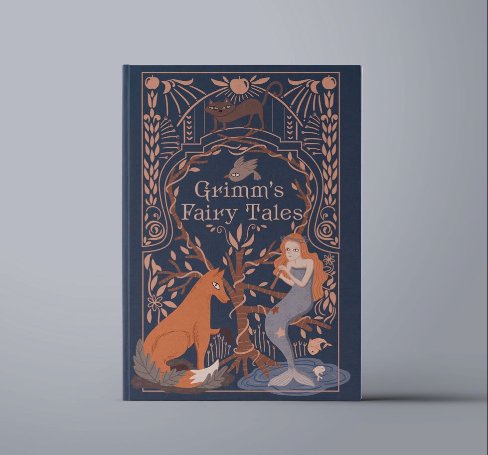 Fairy Tale Book Cover Template Vector Fairy Tale Page. Retro, Vintage,