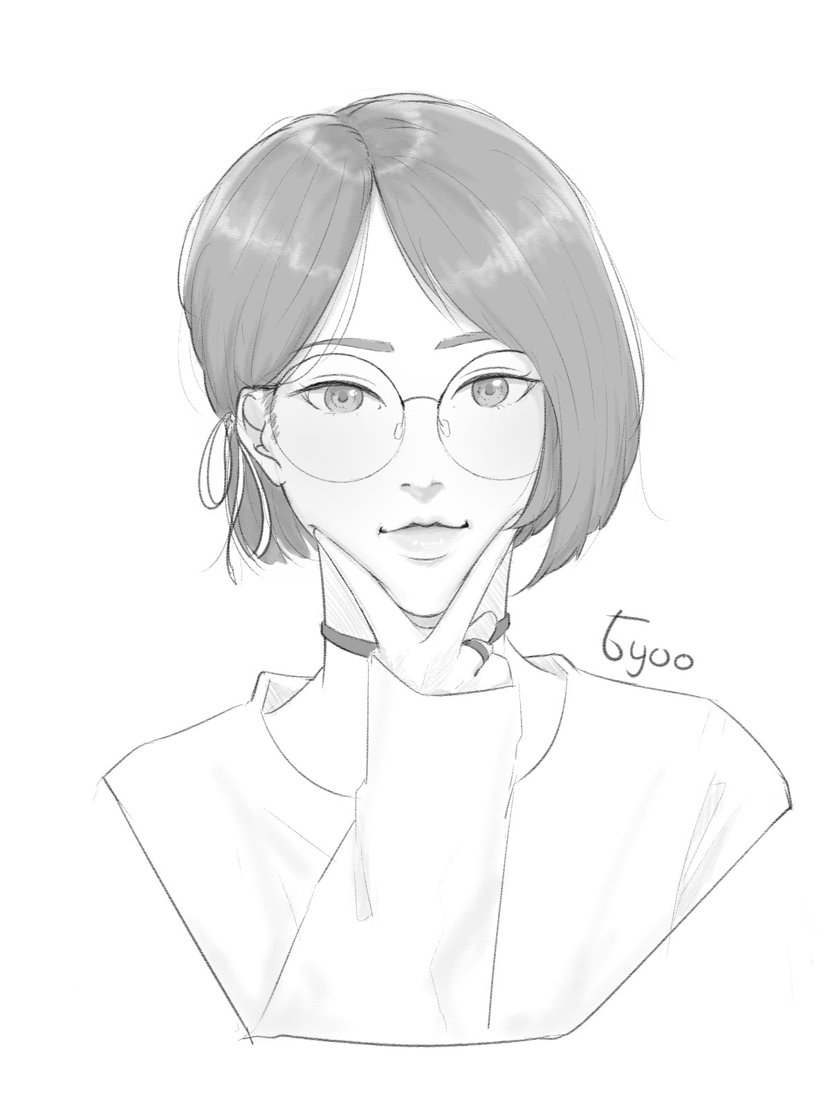 Simple Digital Sketch Art