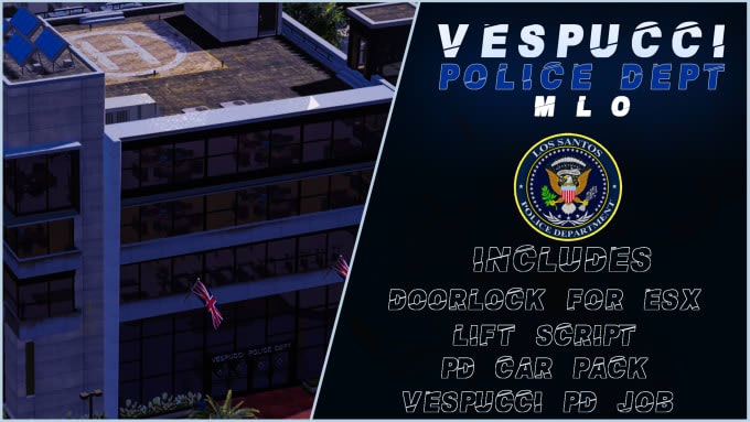 Vespucci Police Department Full Fivem Esx Scripts FiveM Network