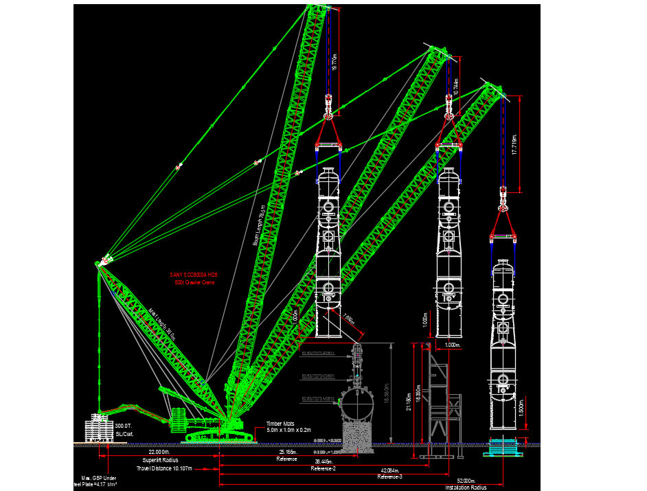 Tower Crane Cad Drawing