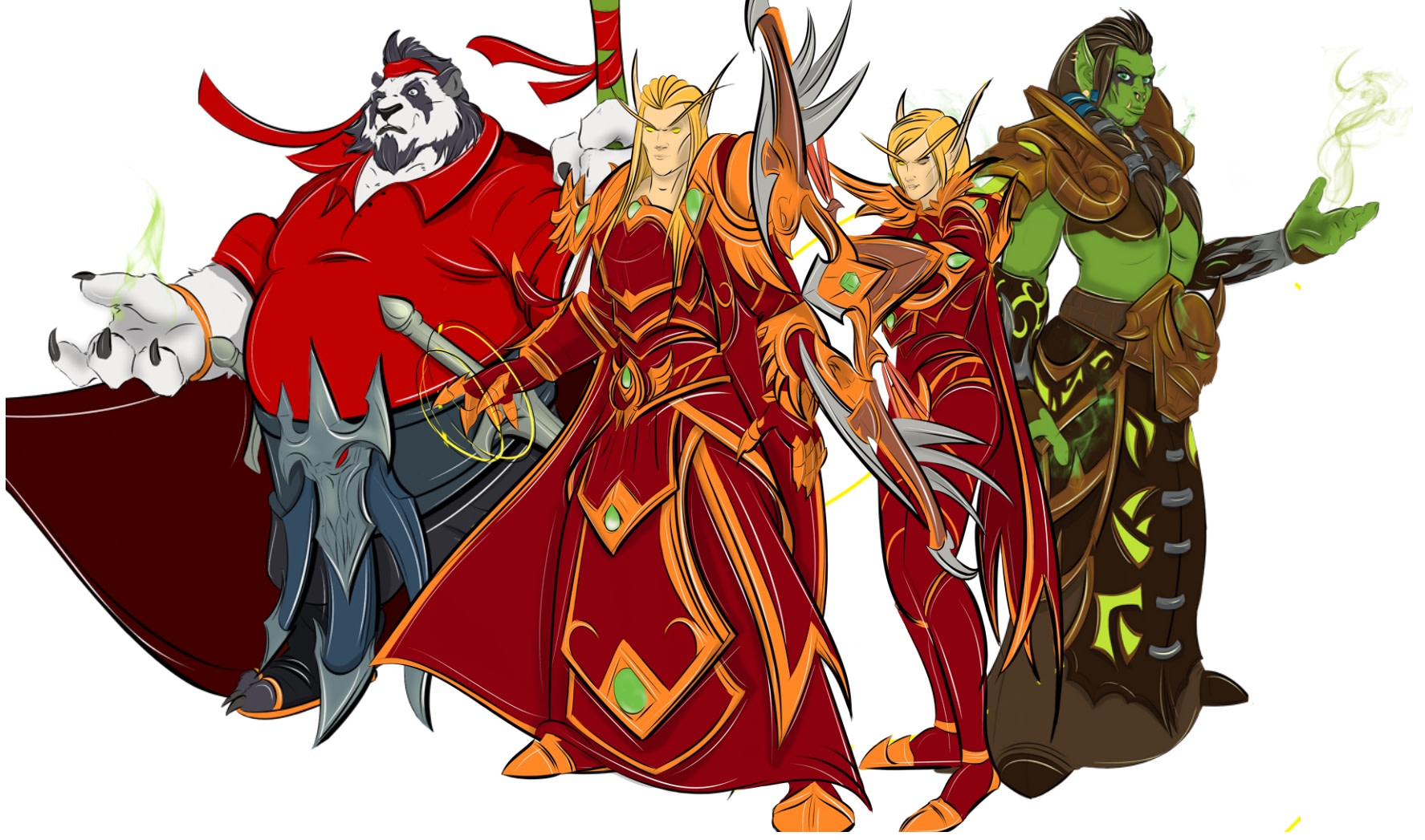 How To Draw World Of Warcraft Characters