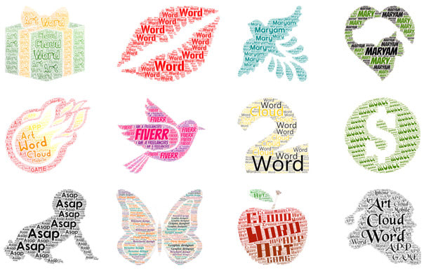 Word Art Generator Shapes Cloud Shape Word Art Free Shape Word Art