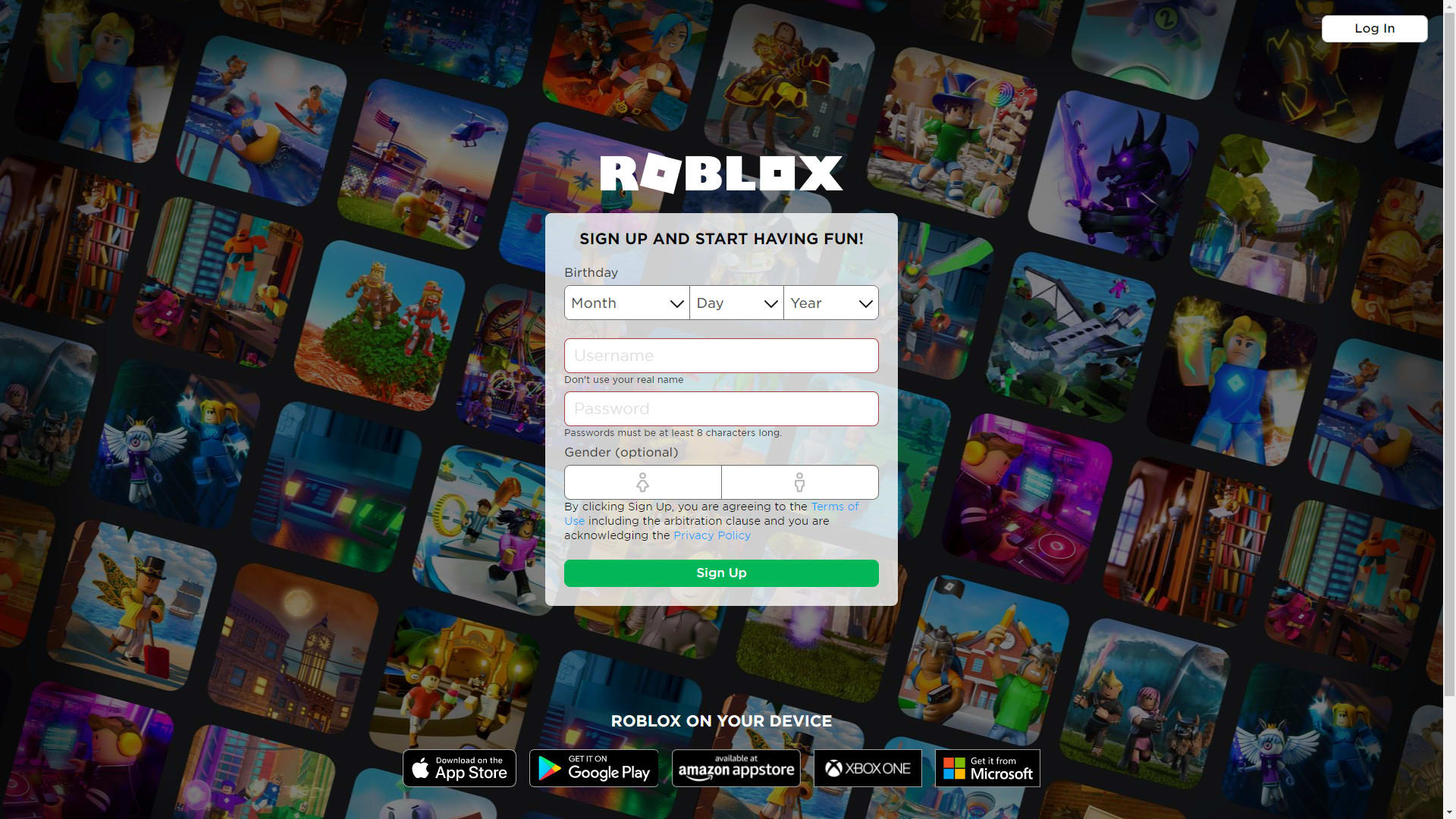 How To Create A Roblox Account Roblox How To Make A Roblox Account