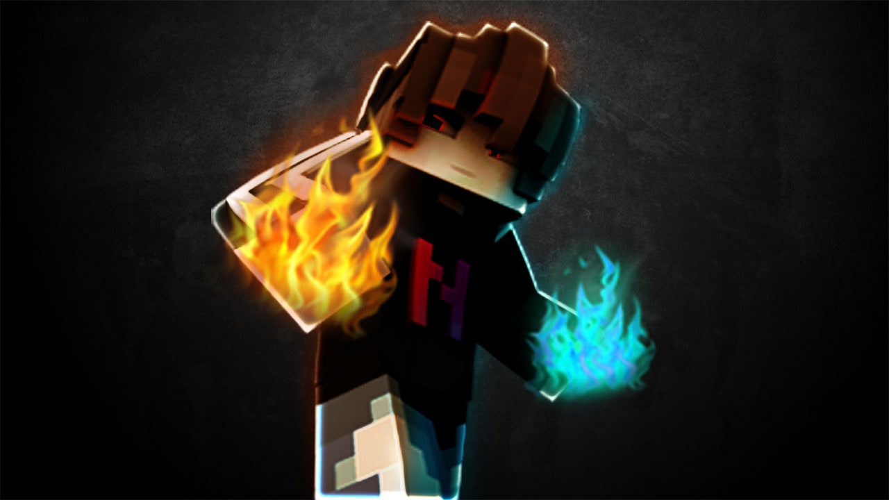 Fondo De Pantalla De Minecraft Renderizado