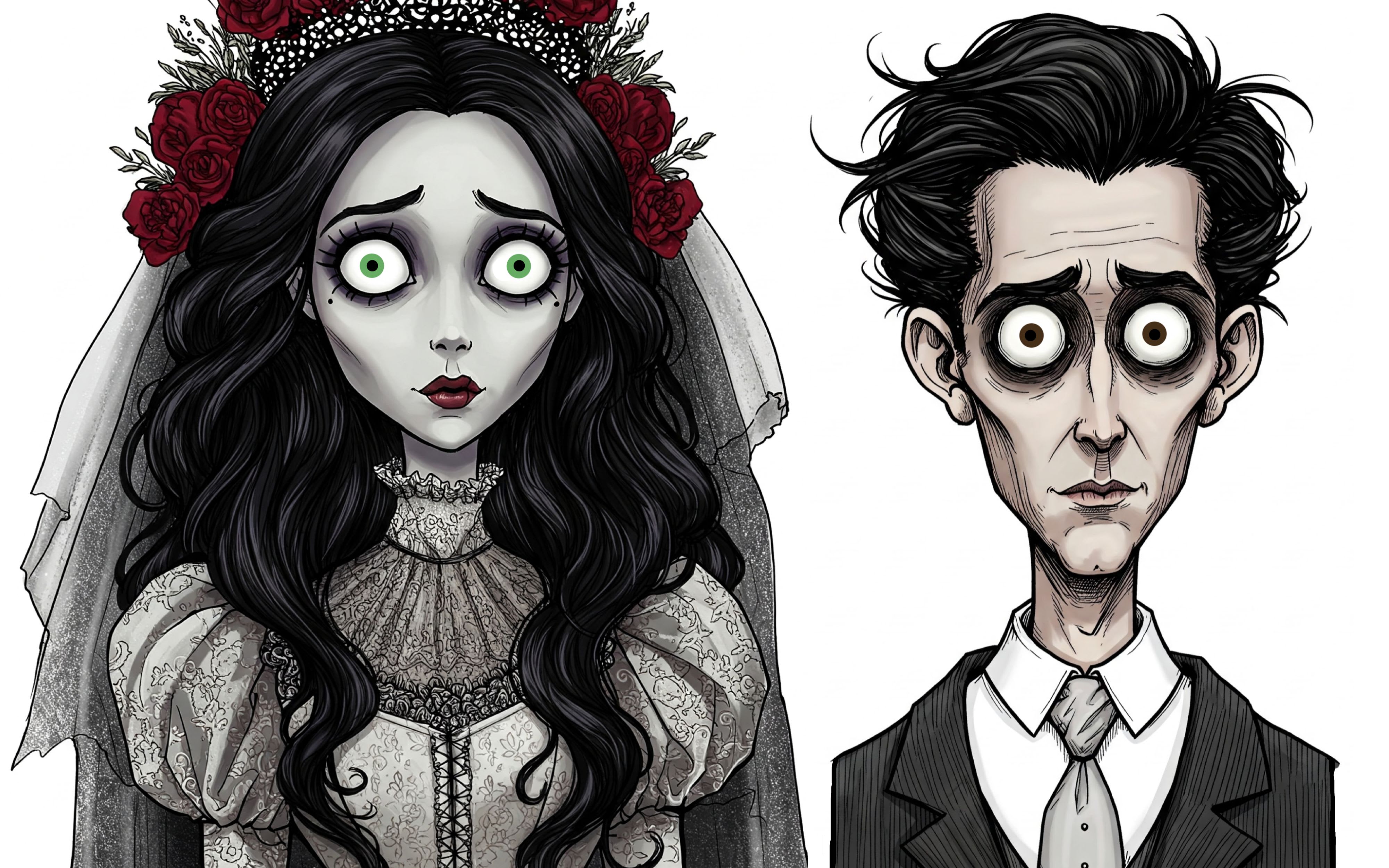 Techniques De Dessin De Tim Burton Dessin Personnage Avec Les