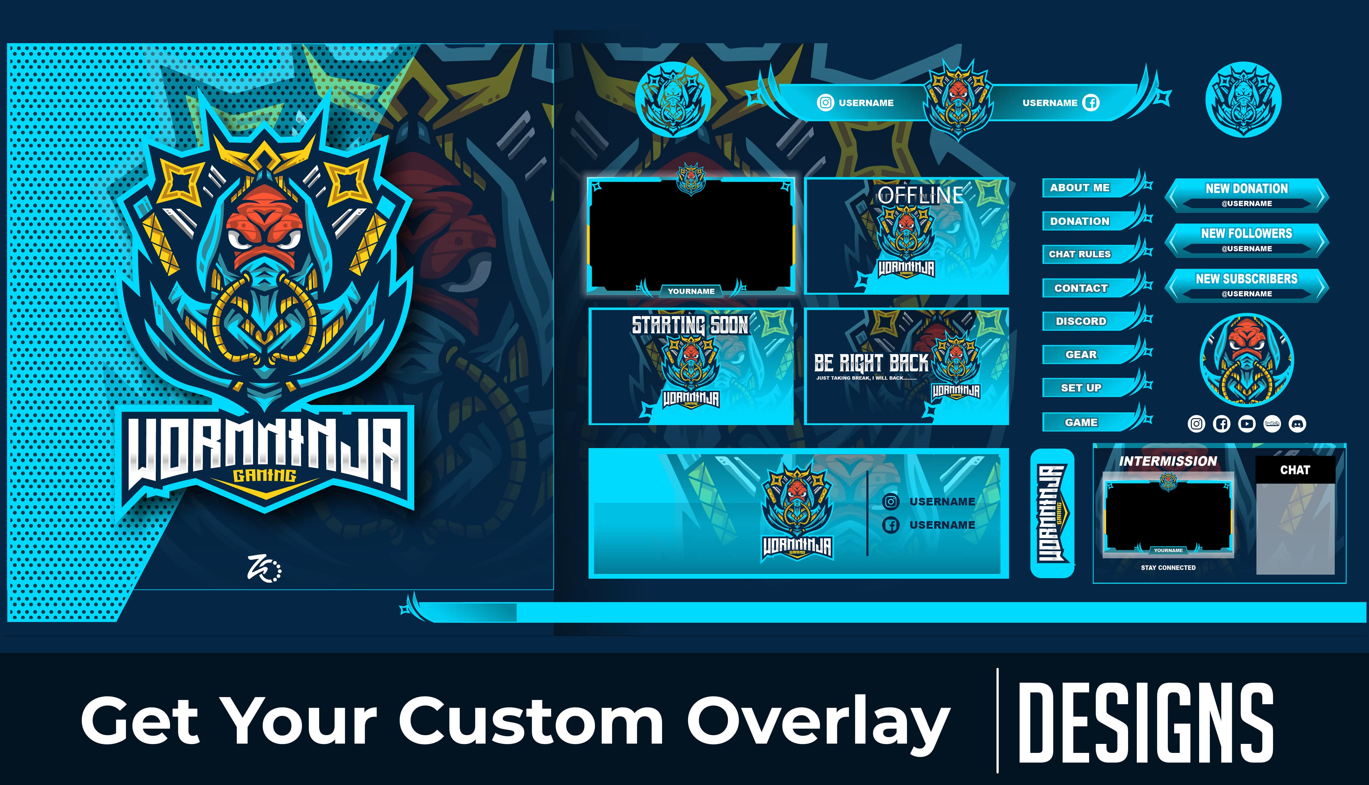 Custom Animated Twitch Overlay Intros By Msaqibghouri Fiverr Twitch