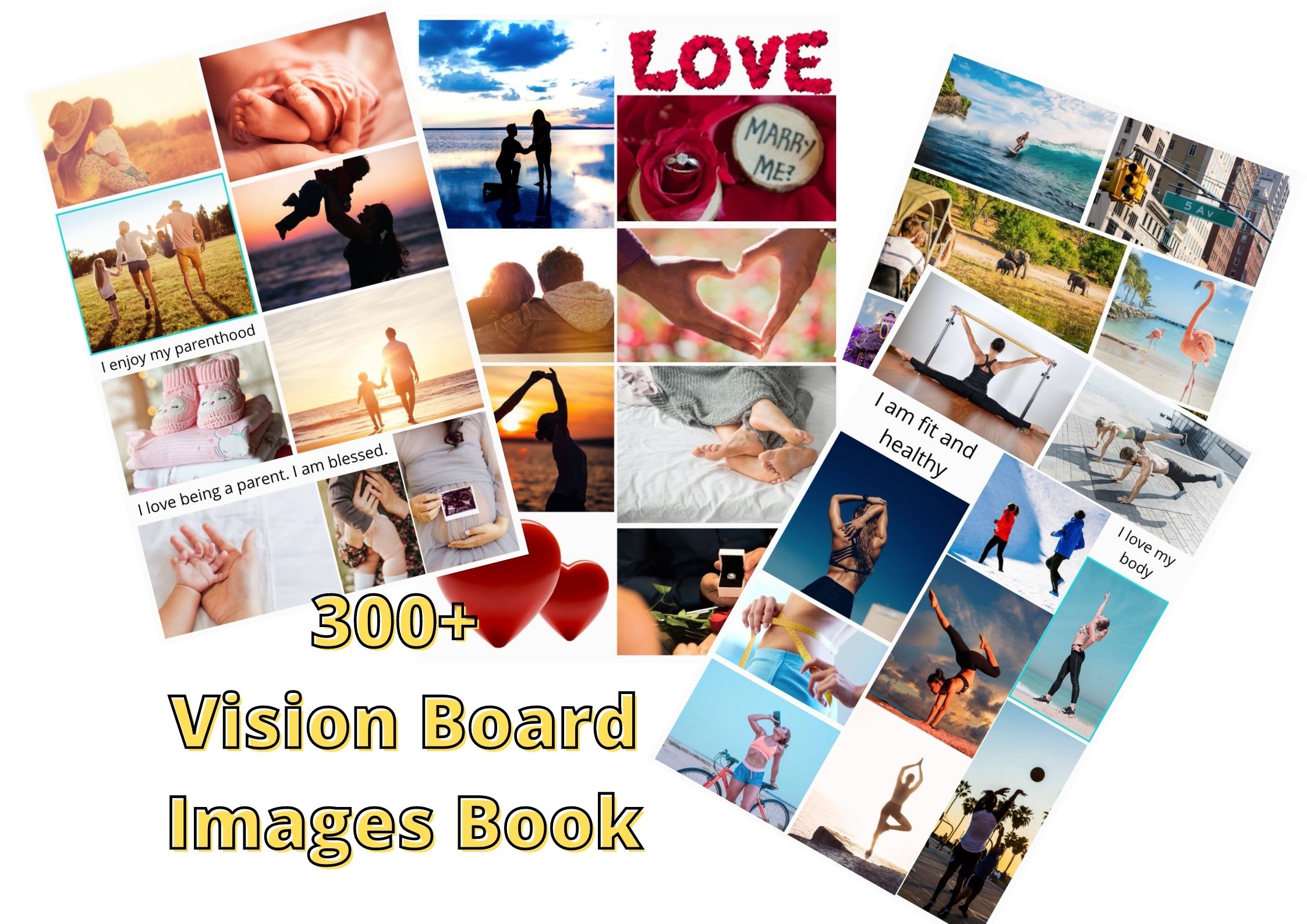 Free Printable Vision Board Template, 43% OFF