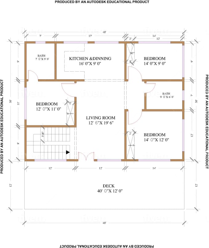Simple House Plan Drawing With Dimensions - Infoupdate.org
