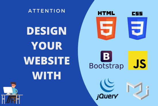 How To Design A Using Html Css And Bootstrap - Infoupdate.org