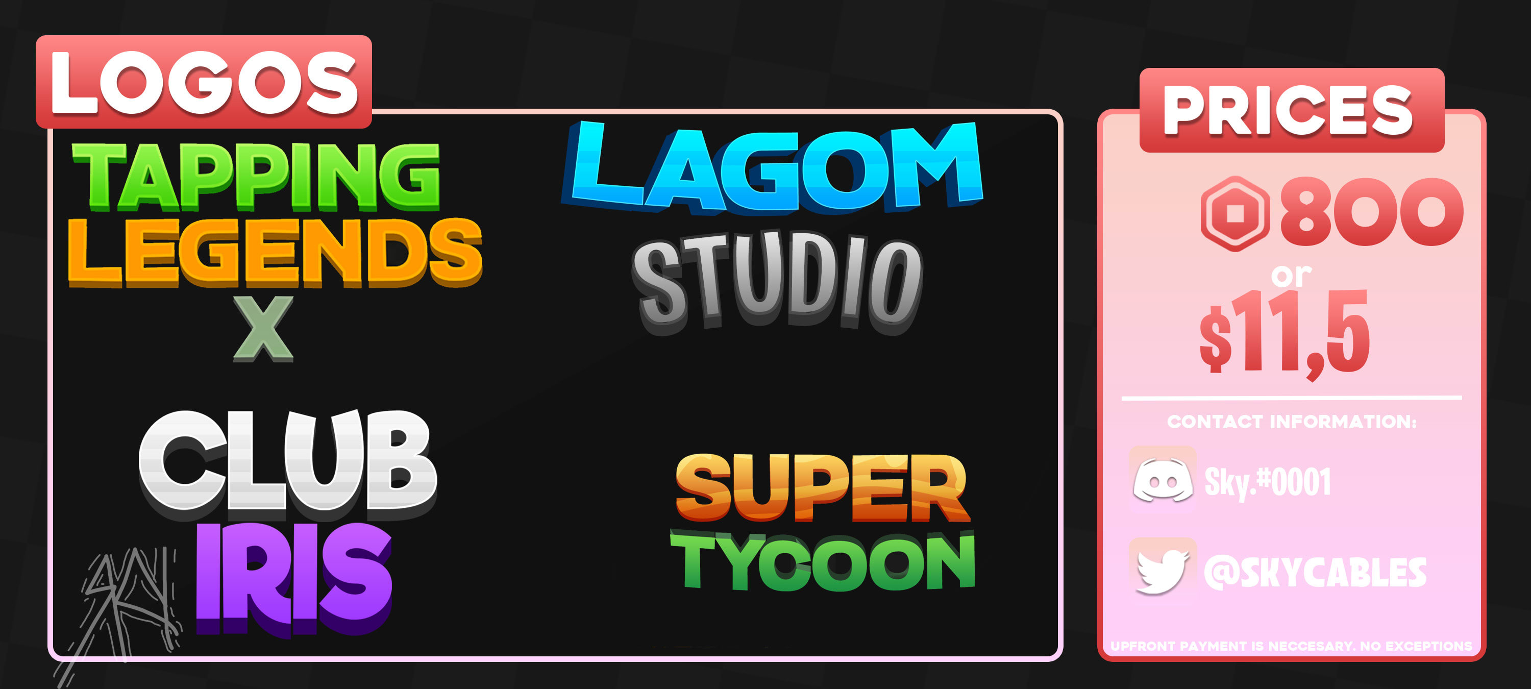Teimpléad Lógó Roblox