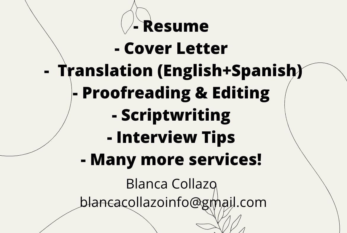 Cover Letter Traduction