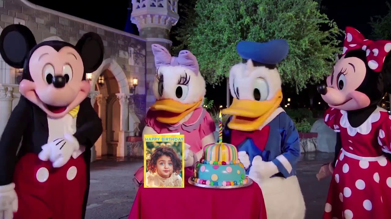 Happy Birthday Disney Cartoons