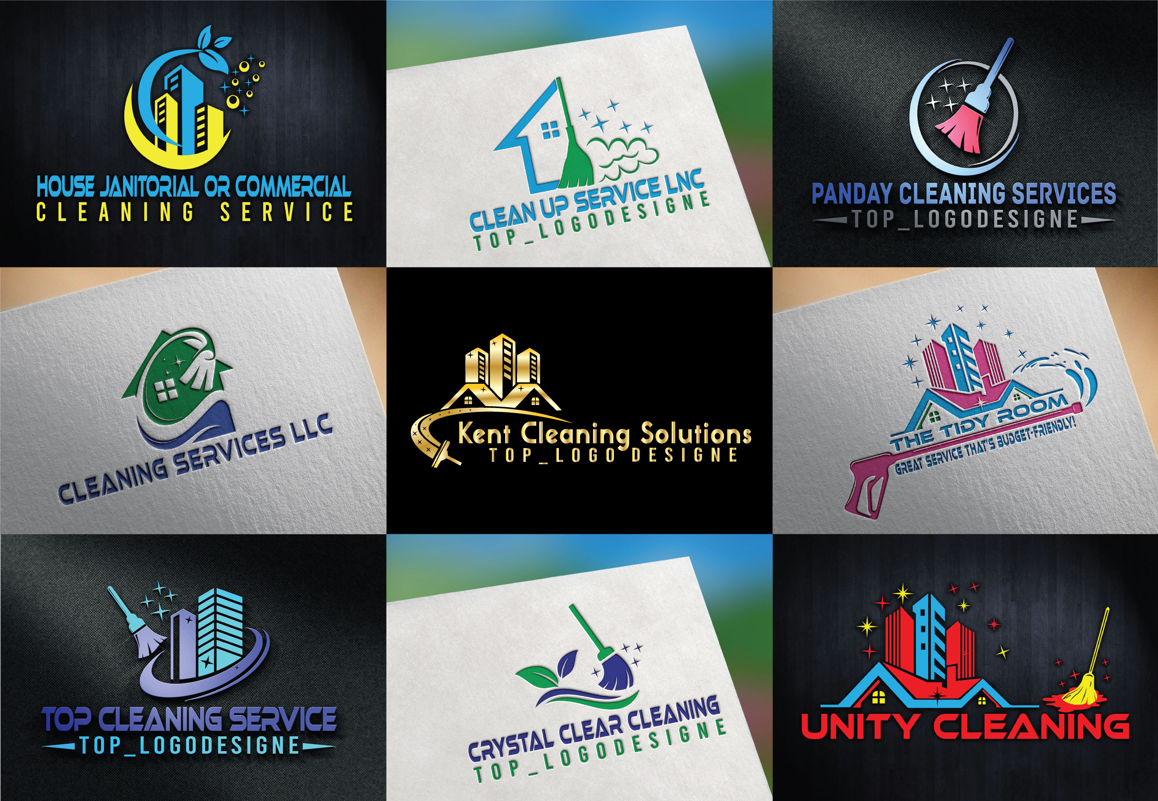 Janitorial Logo Commercial Cleaning Logo Images – Browse 28,969