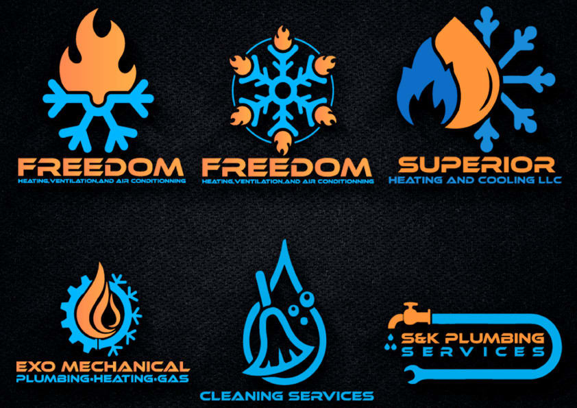 Air Conditioning And Heating Logo Home All American AC & Heating,