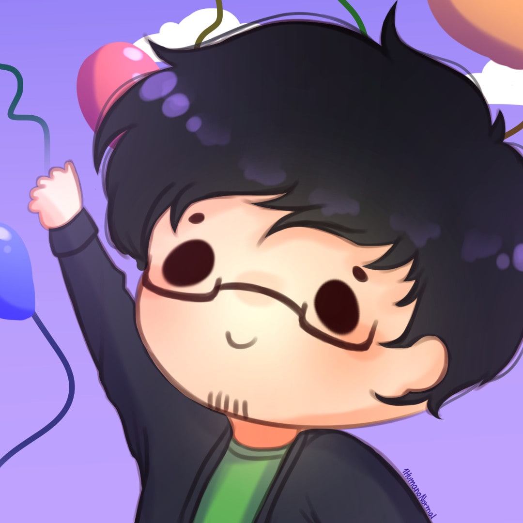 Youtuber Chibi Chibi Glomp (from Mark Crilley Youtube Tutorial)