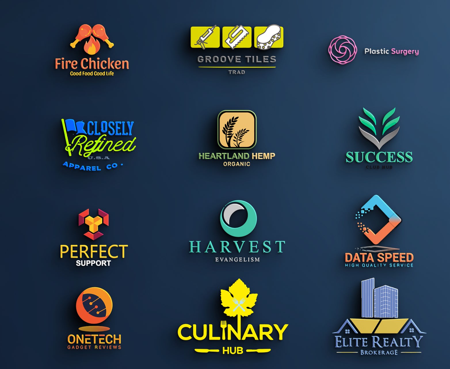Unique Business Logos 43 Amazing Business Logos With High ROI