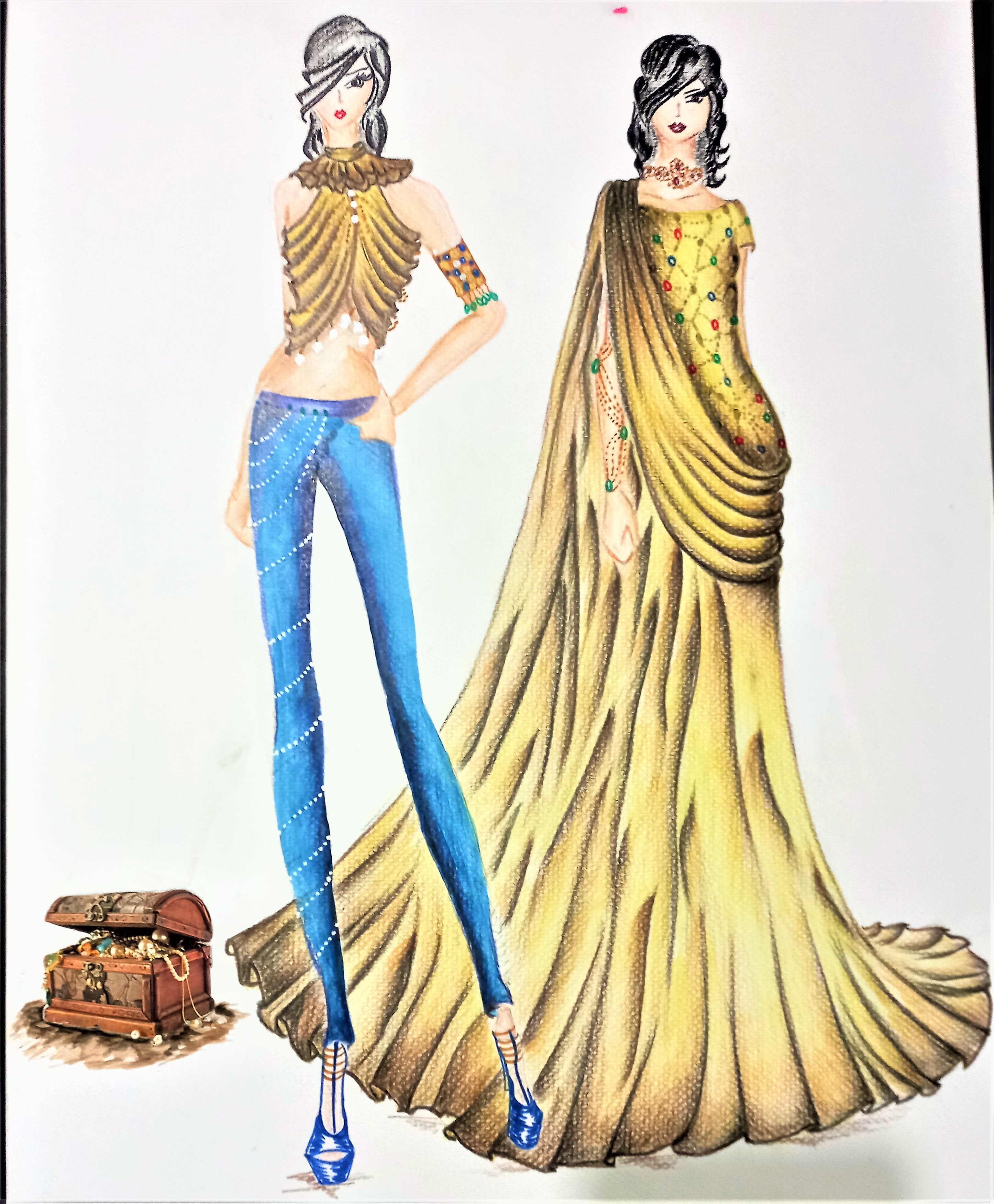 Fashion Design Sketch Dress | ppgbbe.intranet.biologia.ufrj.br