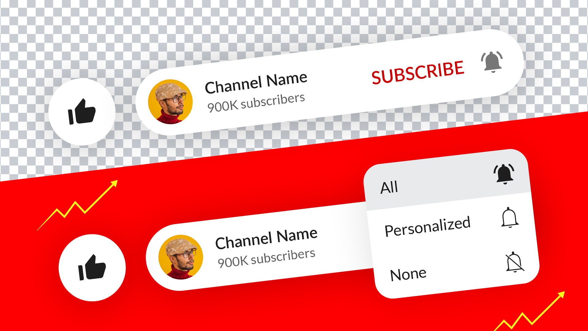 Youtube Subscribe Animation YouTube Subscribe Button Animation Pack