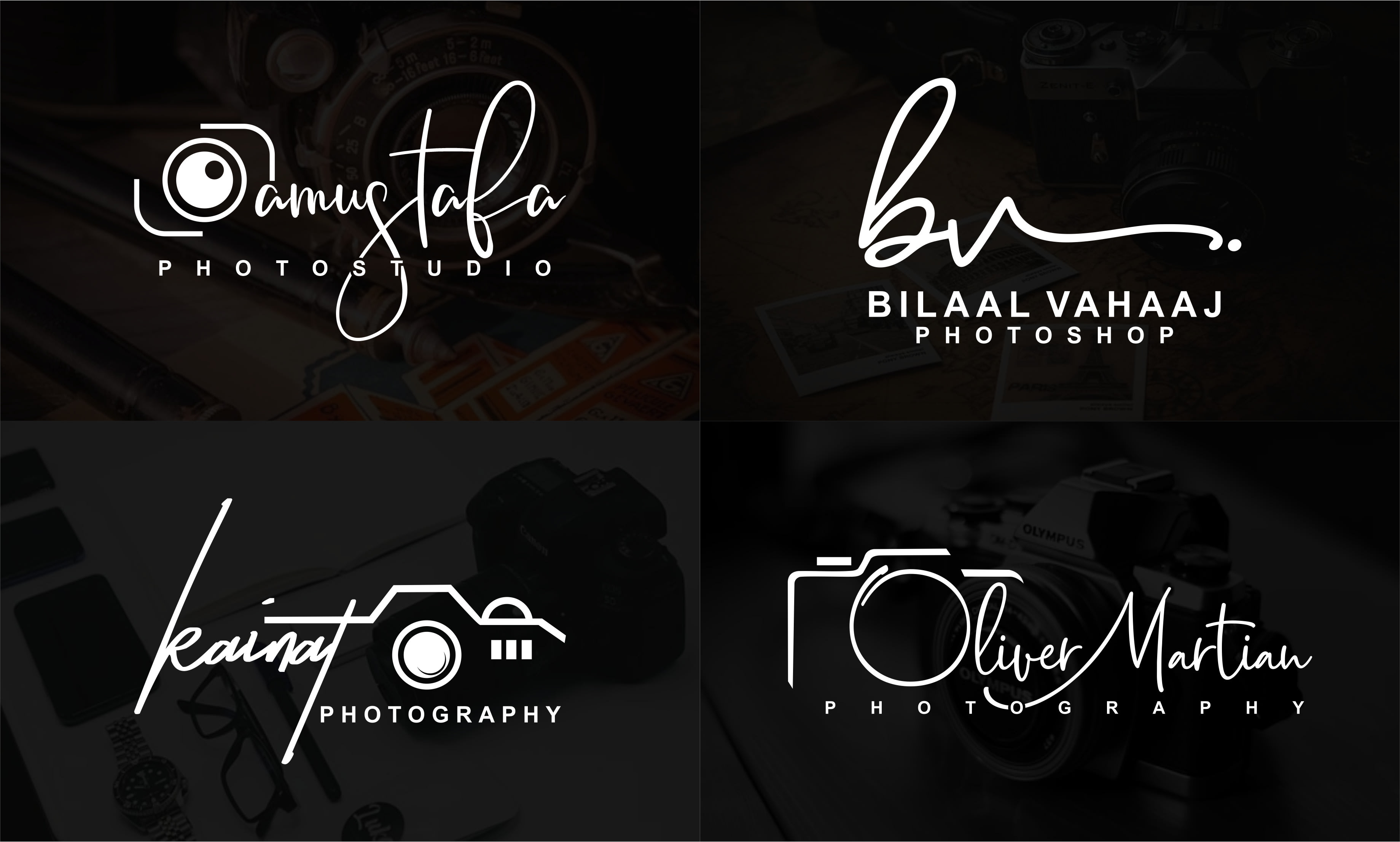 Photography Watermark Logo Design Wild Photography Logo