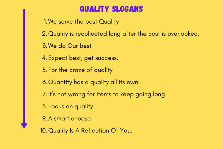 List Of 34 Catchy Quality Control Slogans 30+ Catchy Global Warming