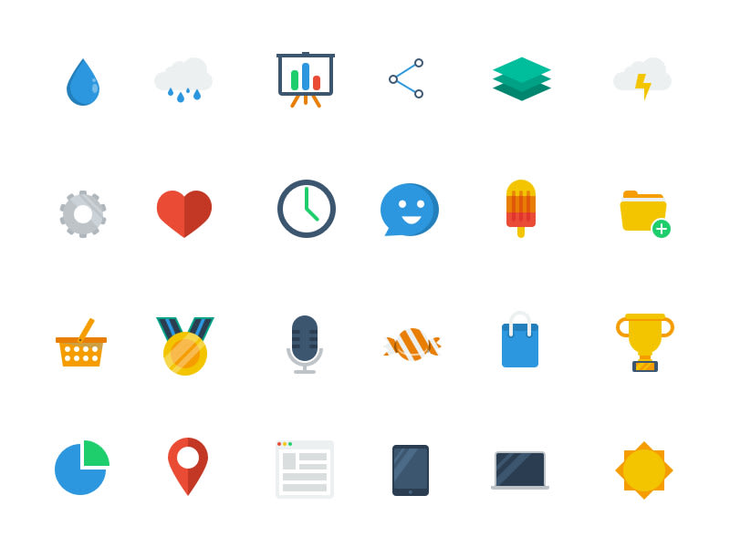 Web Design Flat Icon Png