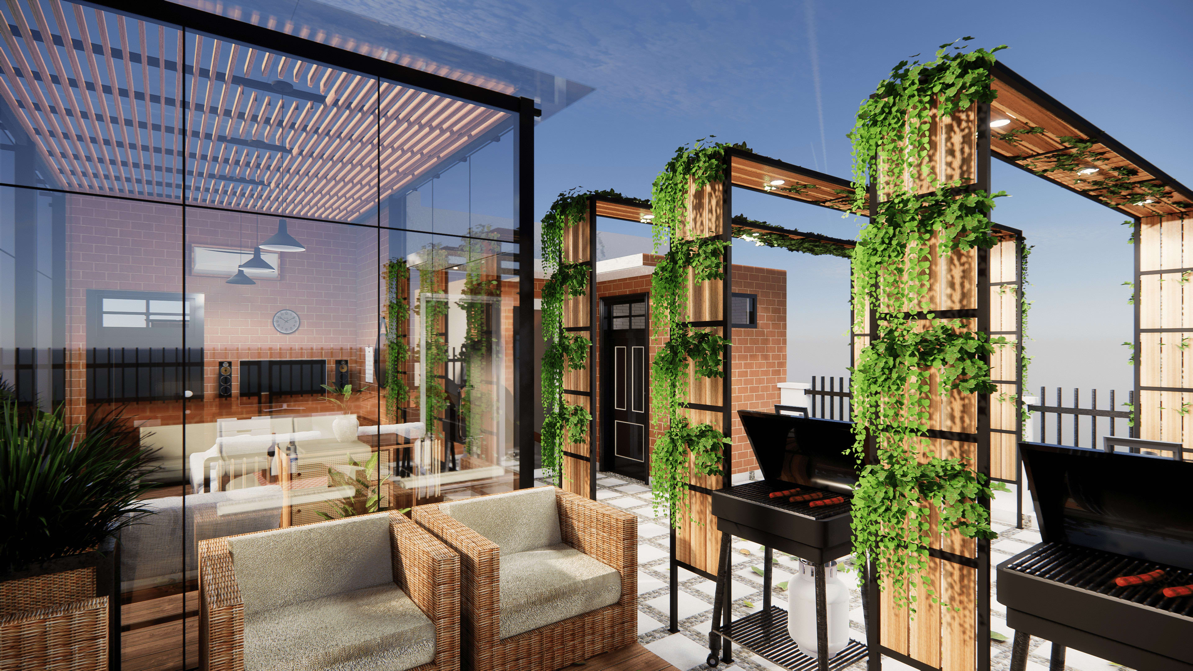 Rooftop Architecture Renderings