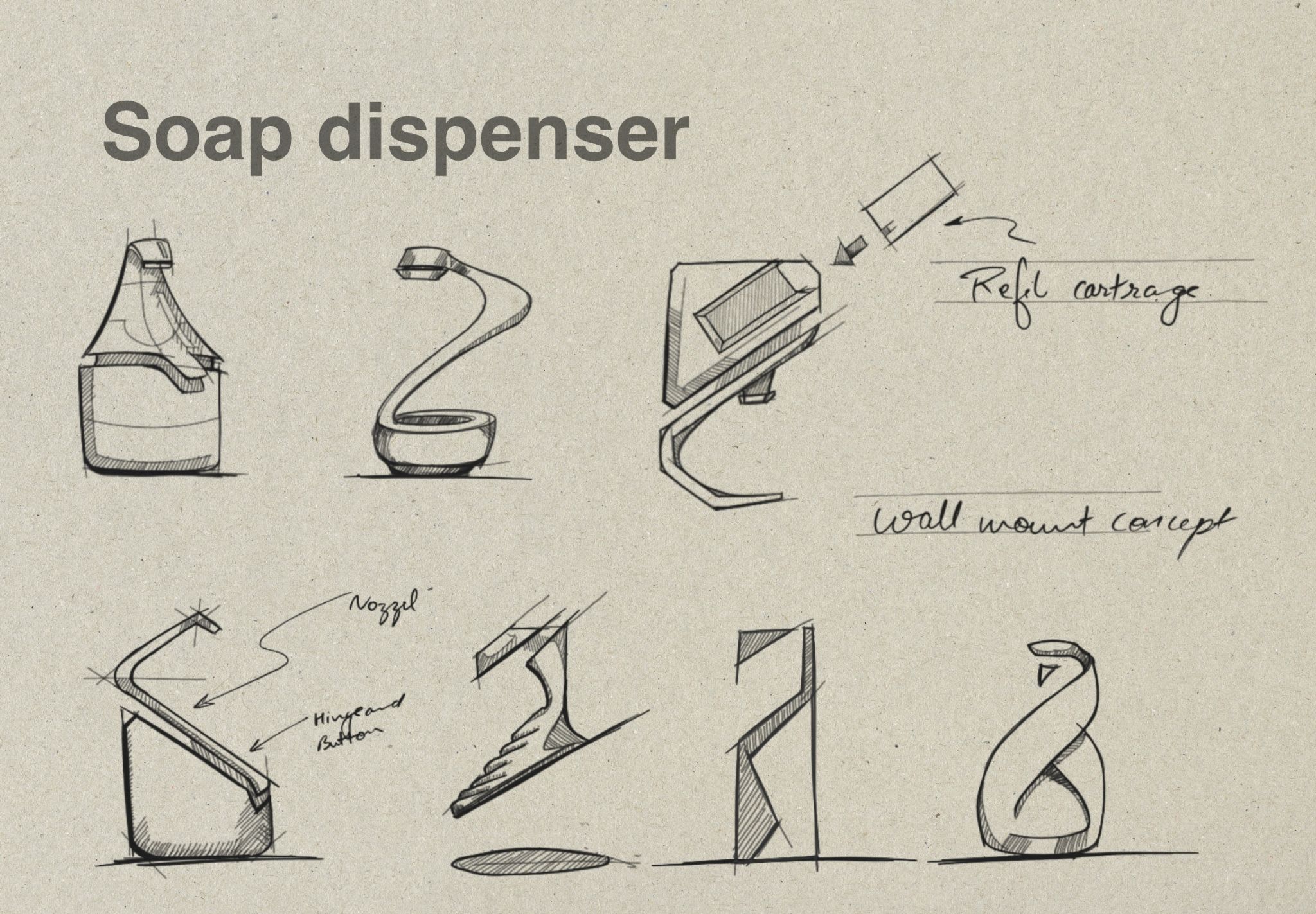 Button Sketches Industrial Design Sketch Product Design Portfolio