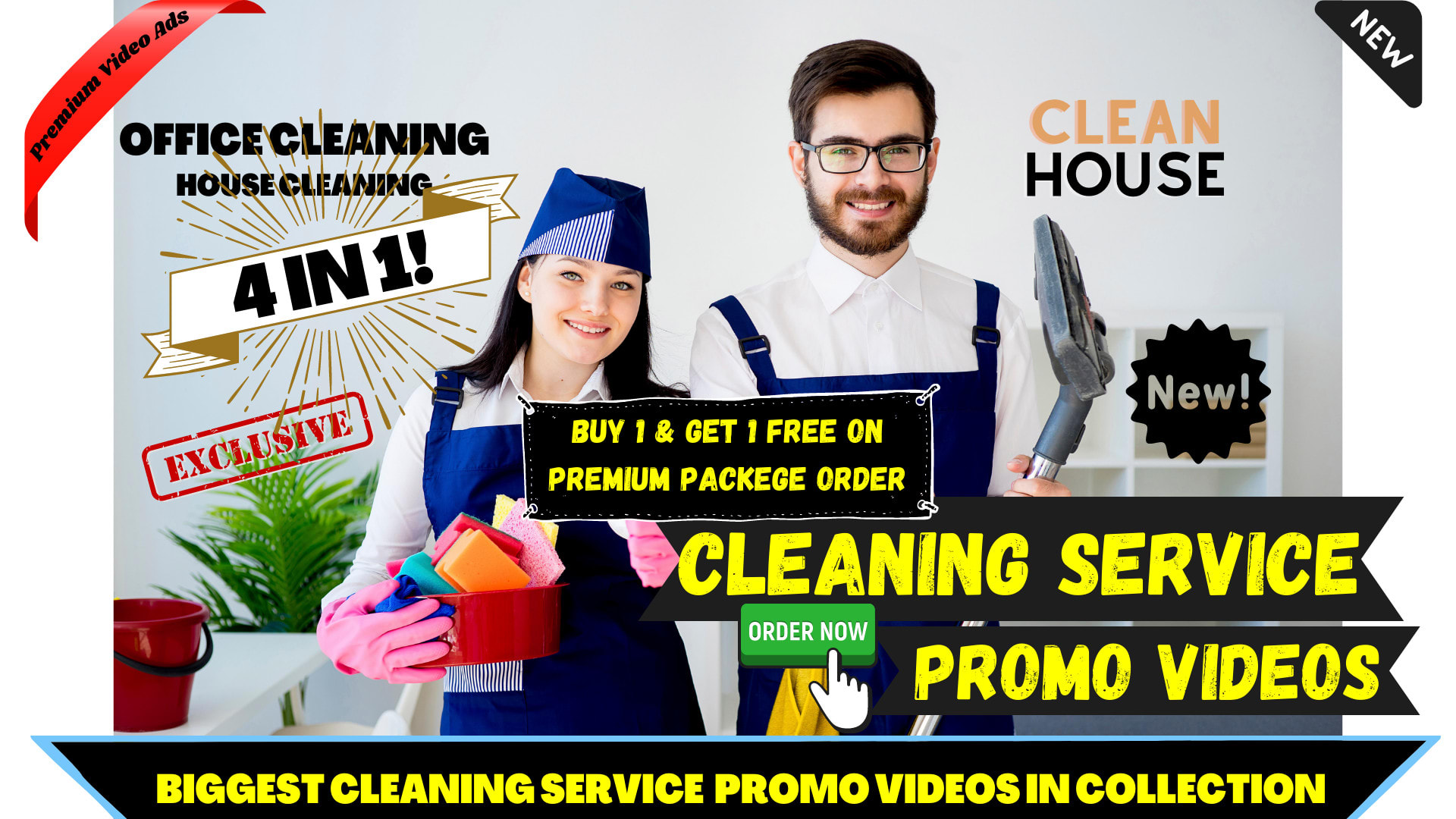 House Cleaning Advertisement Sparkling Nostalgia: Vintage Cleaning