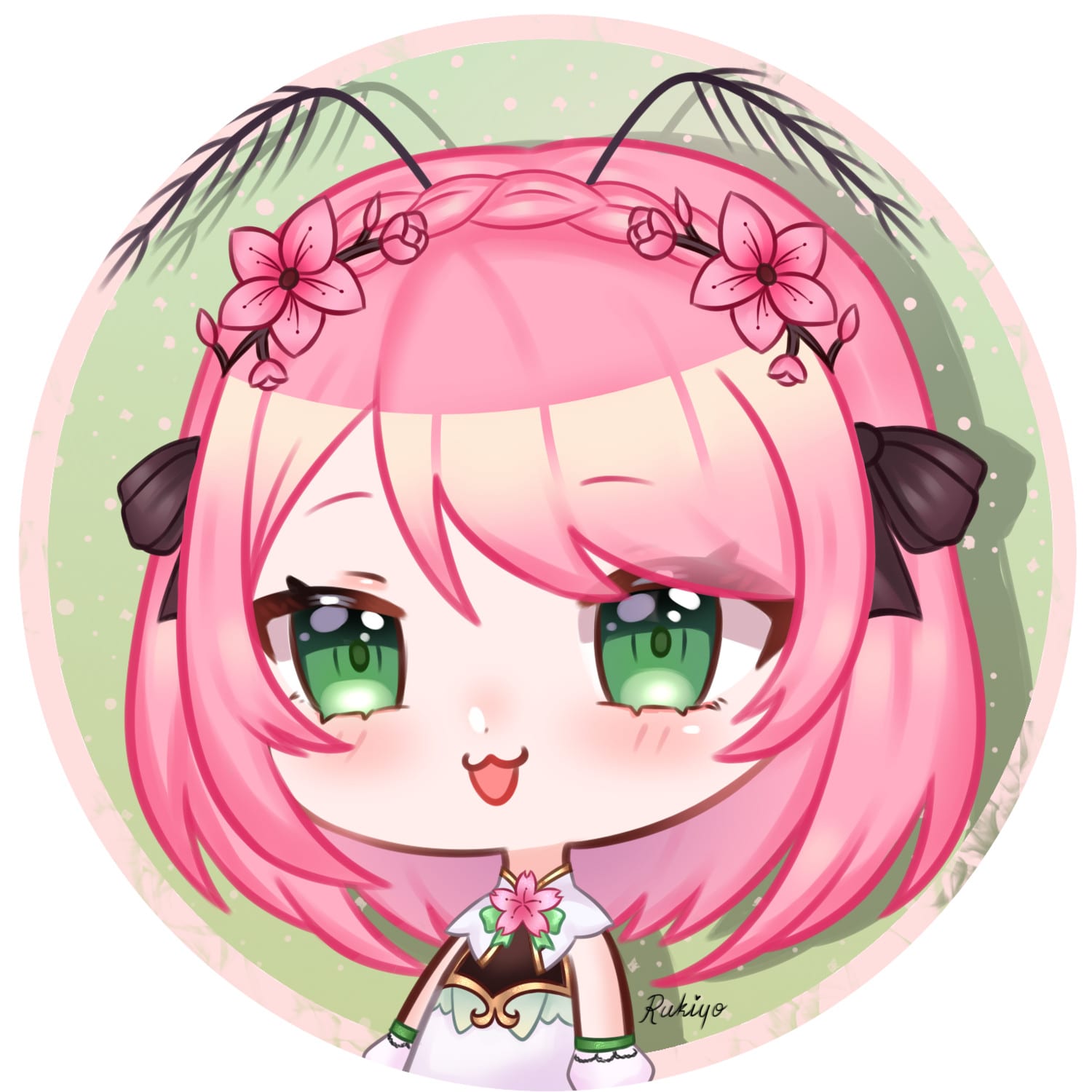 Chibi Icon Frame Draw Anime Chibi Icon In 24 Hours By Akanichiyu